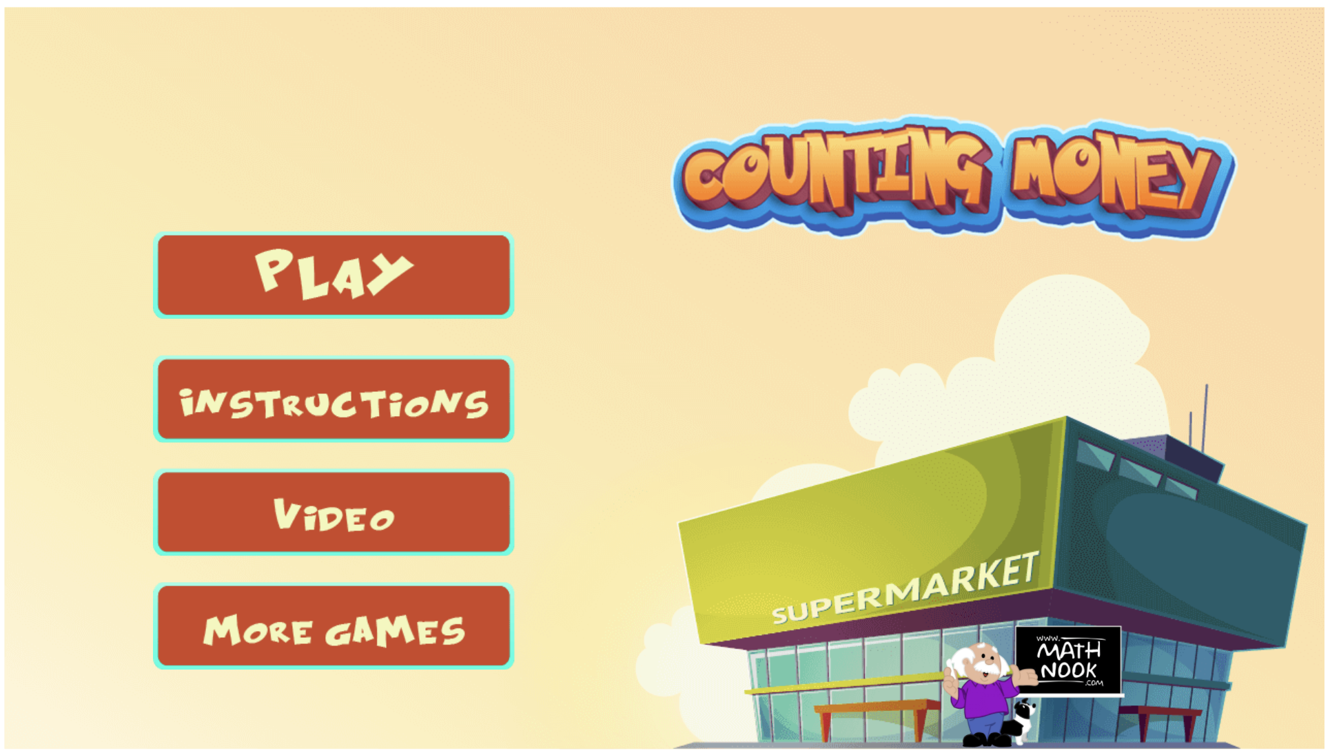 Money Counting Game on MathNook.com - AnetaEd Blog