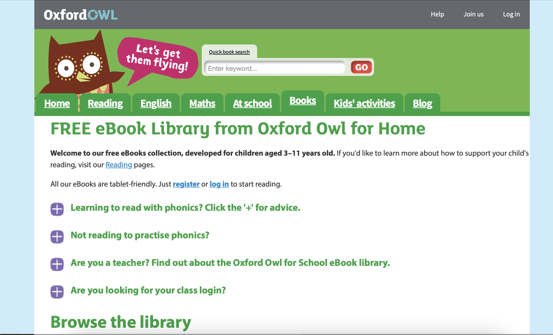 Oxford Owl Free eBook Library - AnetaEd Blog